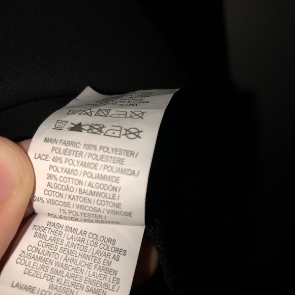 Primark | Tops | Primark Lace Sheer Long Sleeve Blouse | Poshmark